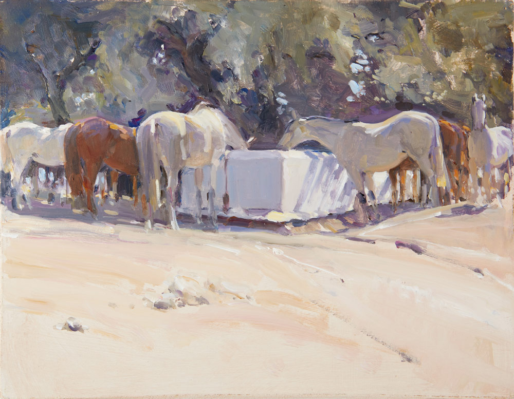 Paintings and bronzes by equine artist Susie Whitcombe